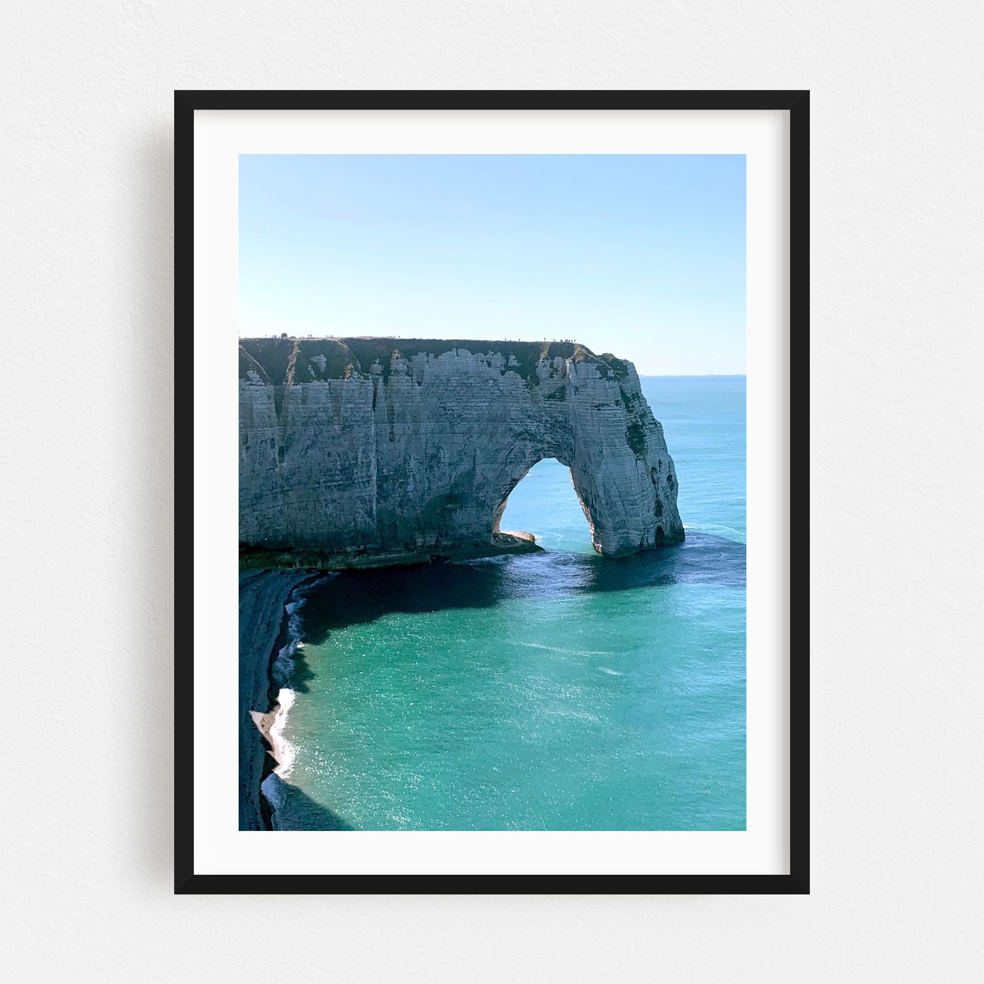 Cliff over the Ocean - Étretat Normandy France Photography Coast ...