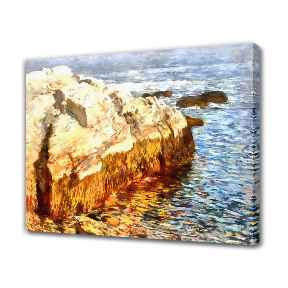 Cliff Rock Canvas Poster Bedroom Decor Sports Landscape Office Room ...