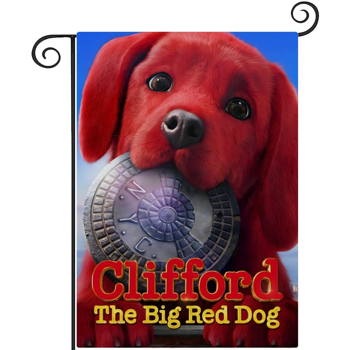 Clifford The Big Red Dog-themed Garden Flag. Perfect gift for fans ...