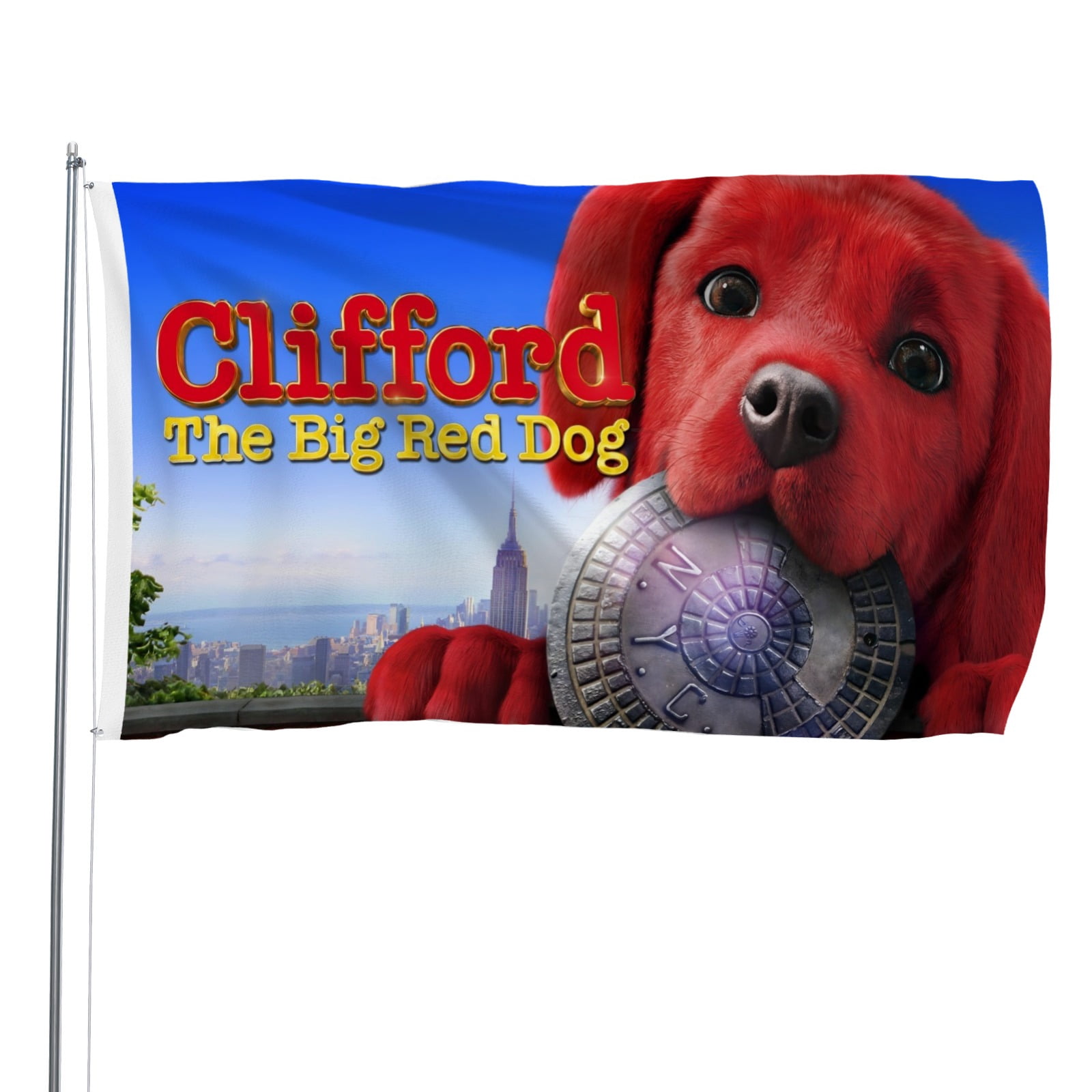 Clifford The Big Red Dog-themed Printed Flag Perfect gift for fans ...