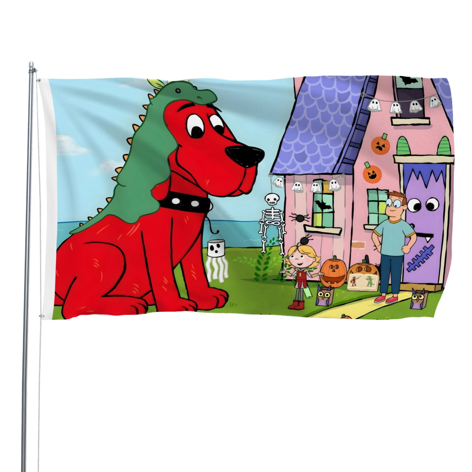 Clifford the Big Red Dog-themed Printed Flag Perfect gift for fans ...