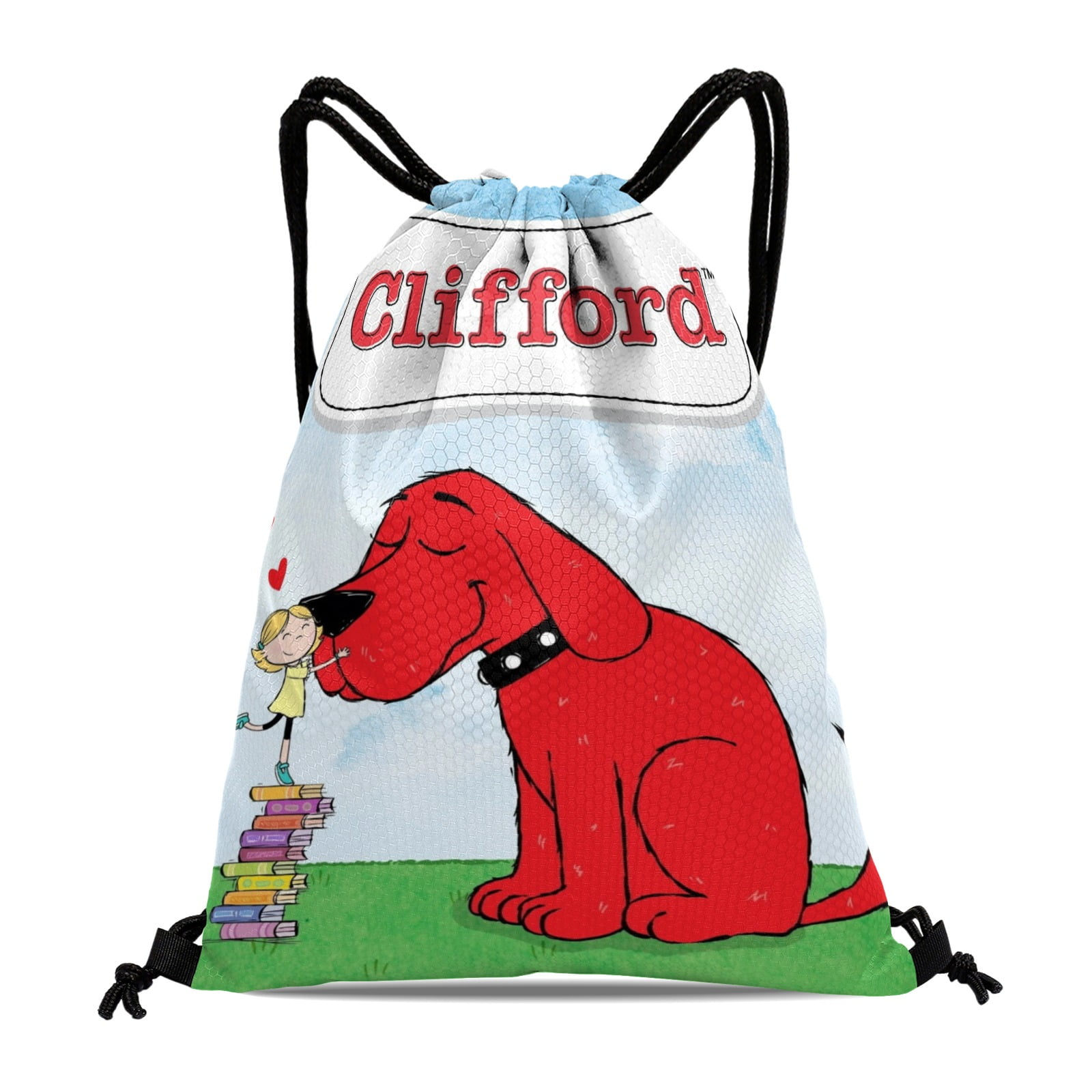 Clifford The Big Red Dog Drawstring Backpack Bag Party Favors Goodies ...