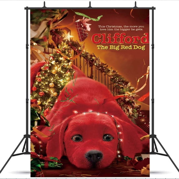 Clifford The Big Red Dog Party Supplies Background Backdrop Taspestry ...