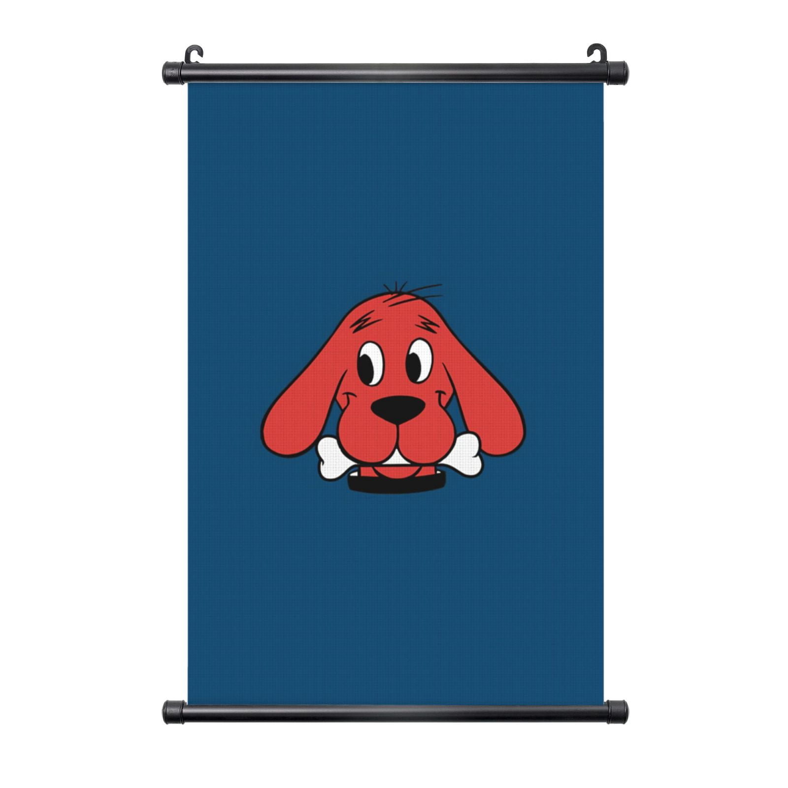 Clifford The Big Red Dog Poster Aesthetic Canvas PVC Shaft Wall Art ...