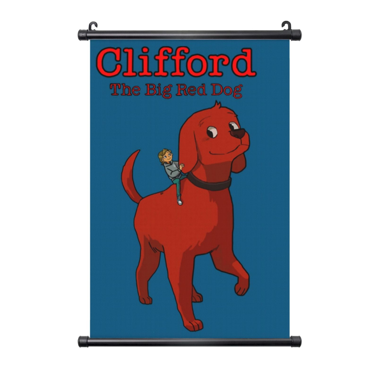 Clifford The Big Red Dog Poster Aesthetic Canvas PVC Shaft Wall Art ...