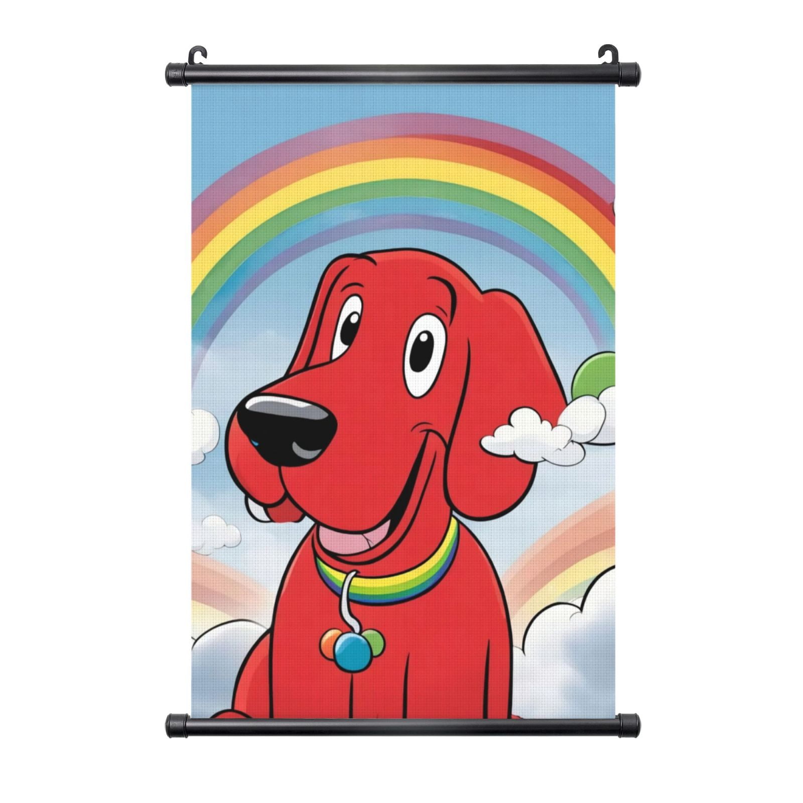 Clifford The Big Red Dog Poster Aesthetic Canvas PVC Shaft Wall Art ...