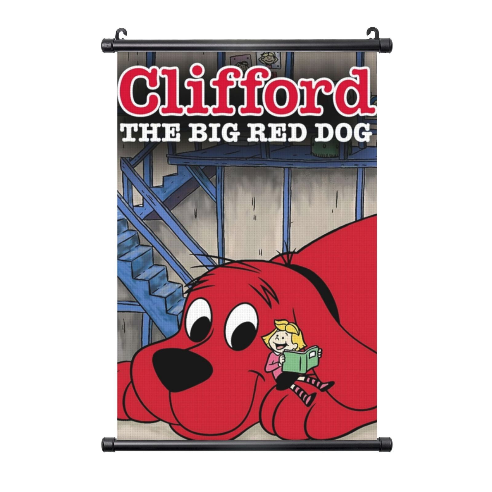 Clifford The Big Red Dog Poster Aesthetic Canvas PVC Shaft Wall Art ...