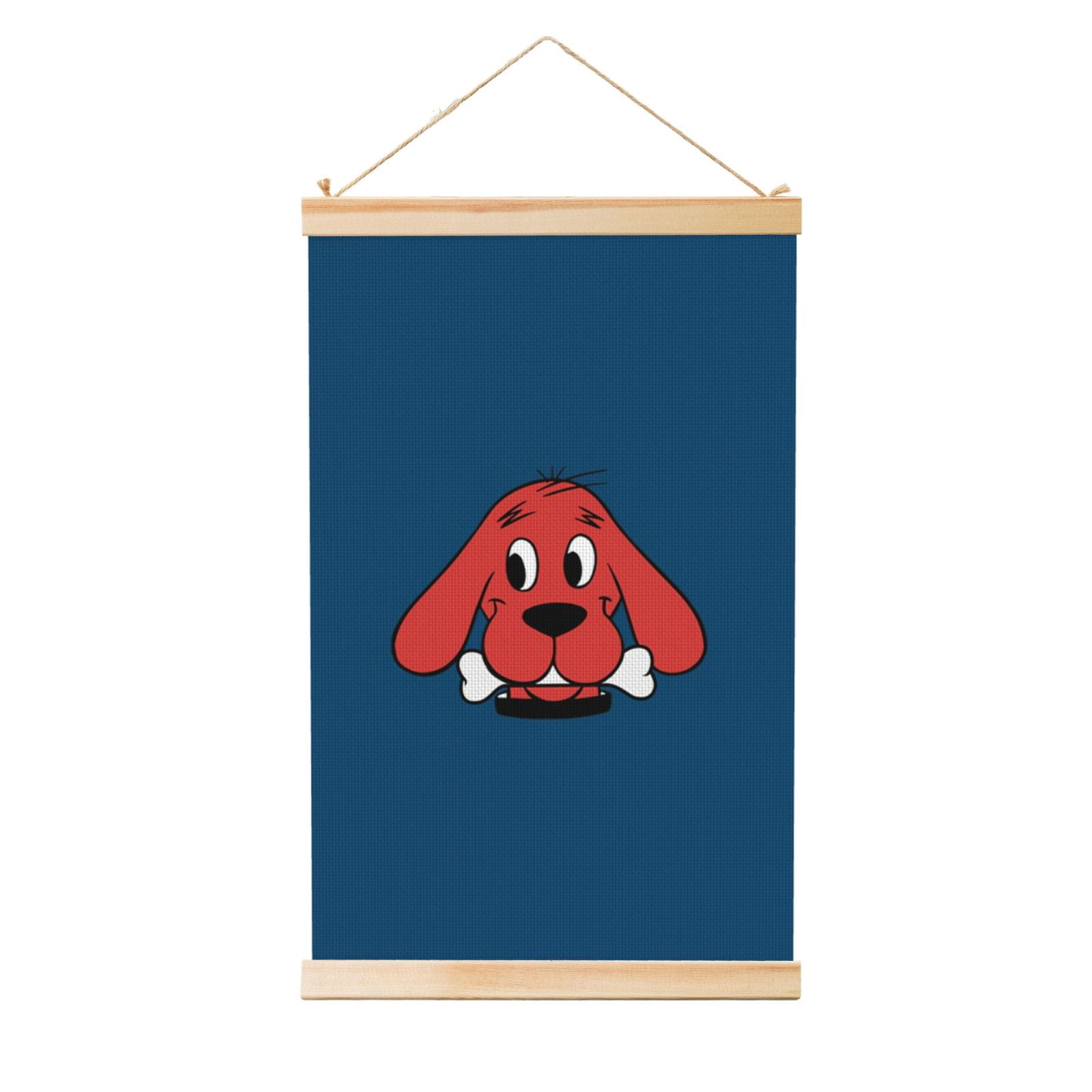 Clifford The Big Red Dog Poster Aesthetic Canvas Wooden Shaft Wall Art ...