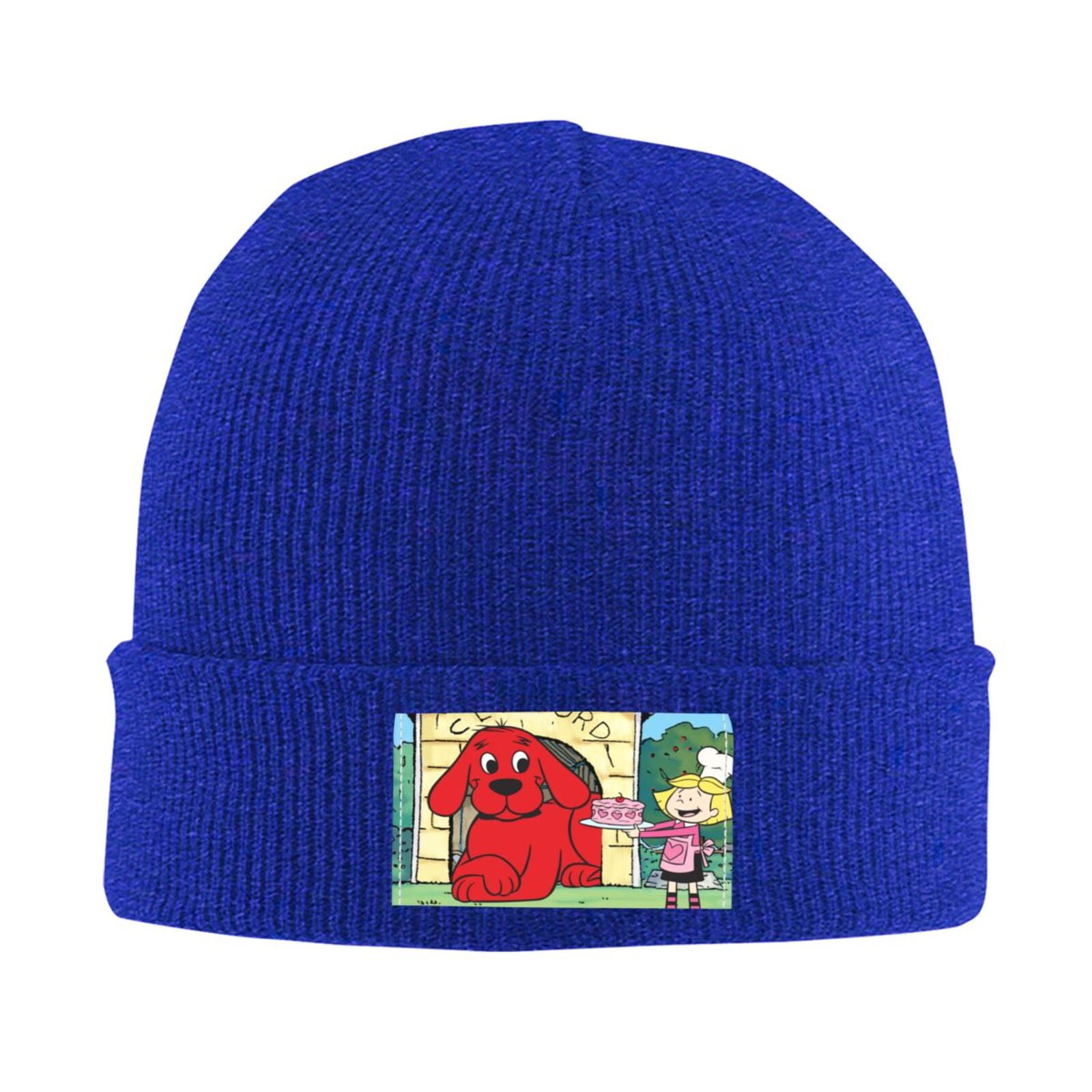 Clifford The Big Red Dog Unisex Beanie, Warm Winter Stylish Hat Outdoor ...