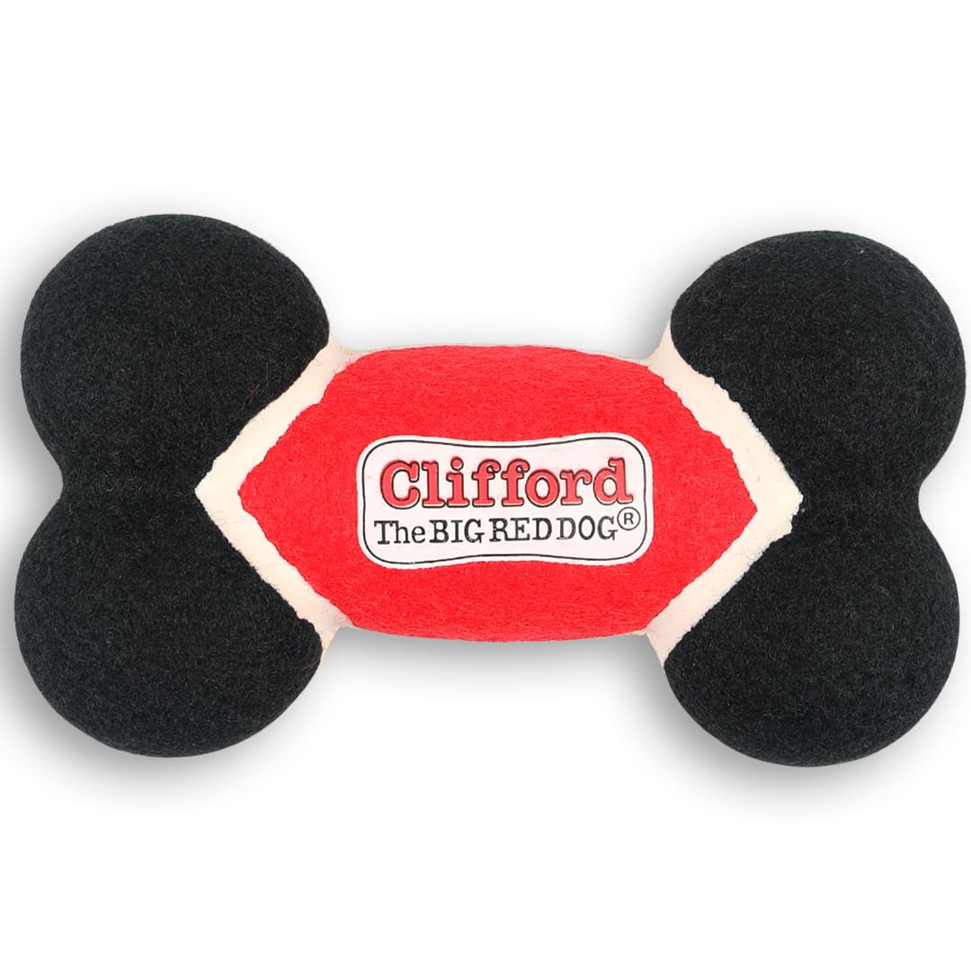 Clifford® Toughie Bone 6.75" Dog Fetch Toy | Very Durable Rubber Dog ...