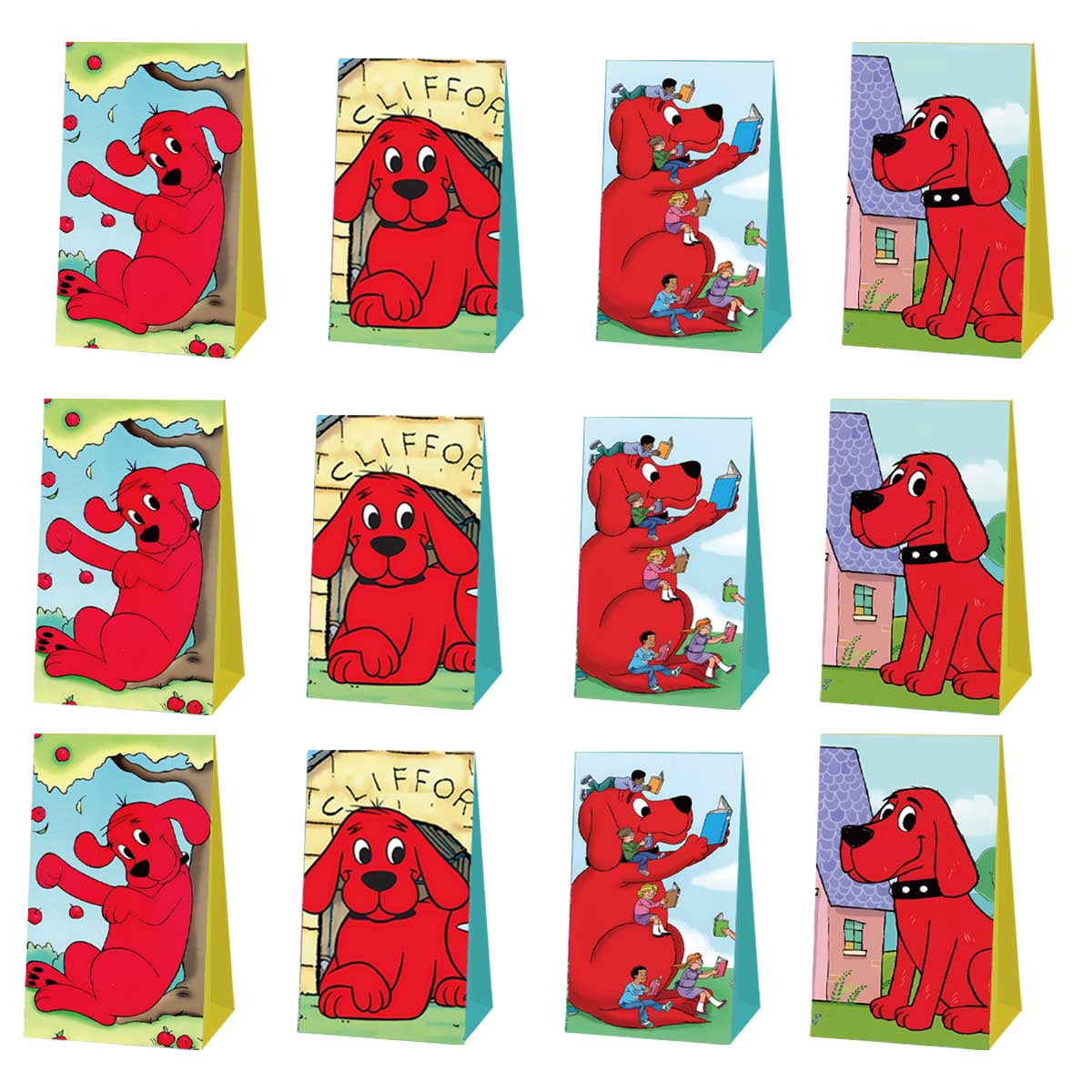 Clifford the Big Red Dog Candy Bags Birthday Goodie Party Favor ...