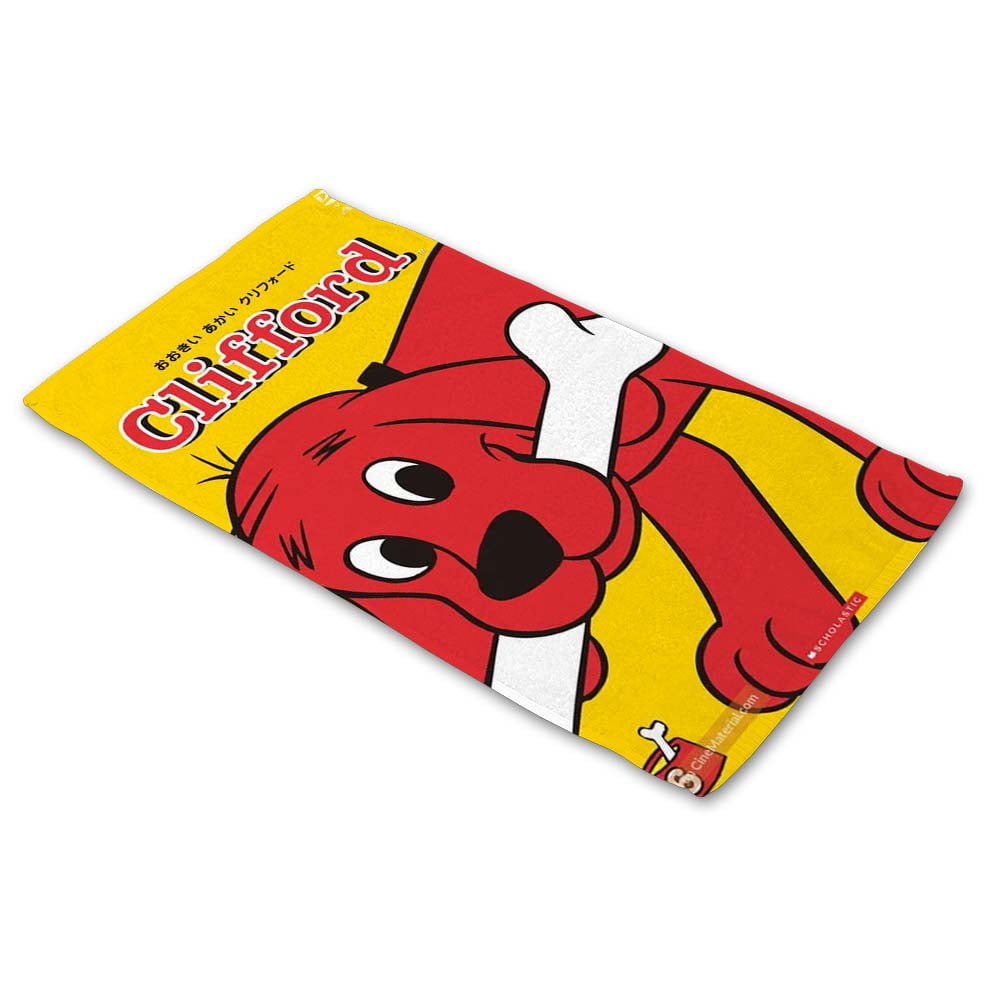 Clifford the Big Red Dog Hand Towels Fan Gift Face Bath for Bathroom ...