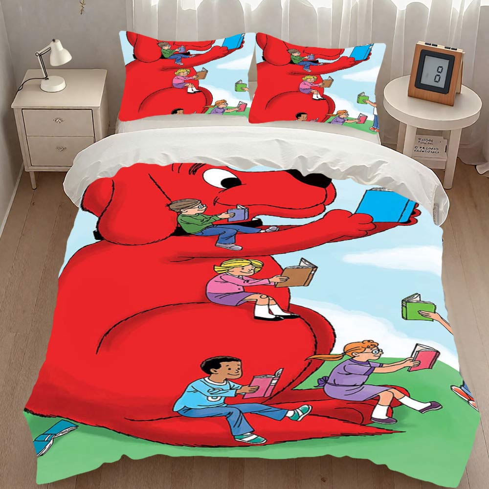 Clifford the Big Red Dog Toddler Bedding Set Gifts Child Sheet ...
