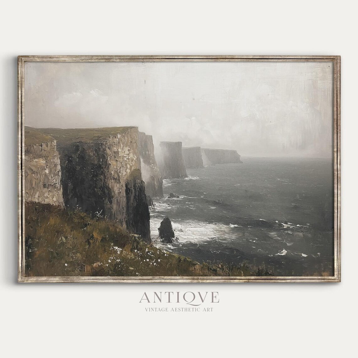 Cliffs Of Moher Art, Ireland Landscape Poster, Digital Wall Art, Irish ...
