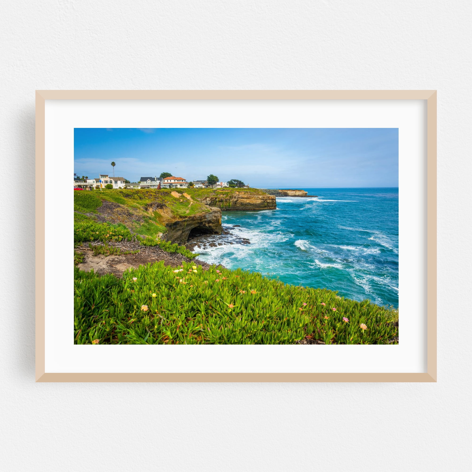 Cliffs along the Pacific - Santa Cruz California Photography Coast ...