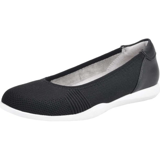 Cliffs by White Mountain Black Pavlina Comfort Knit Ballet Casual ...