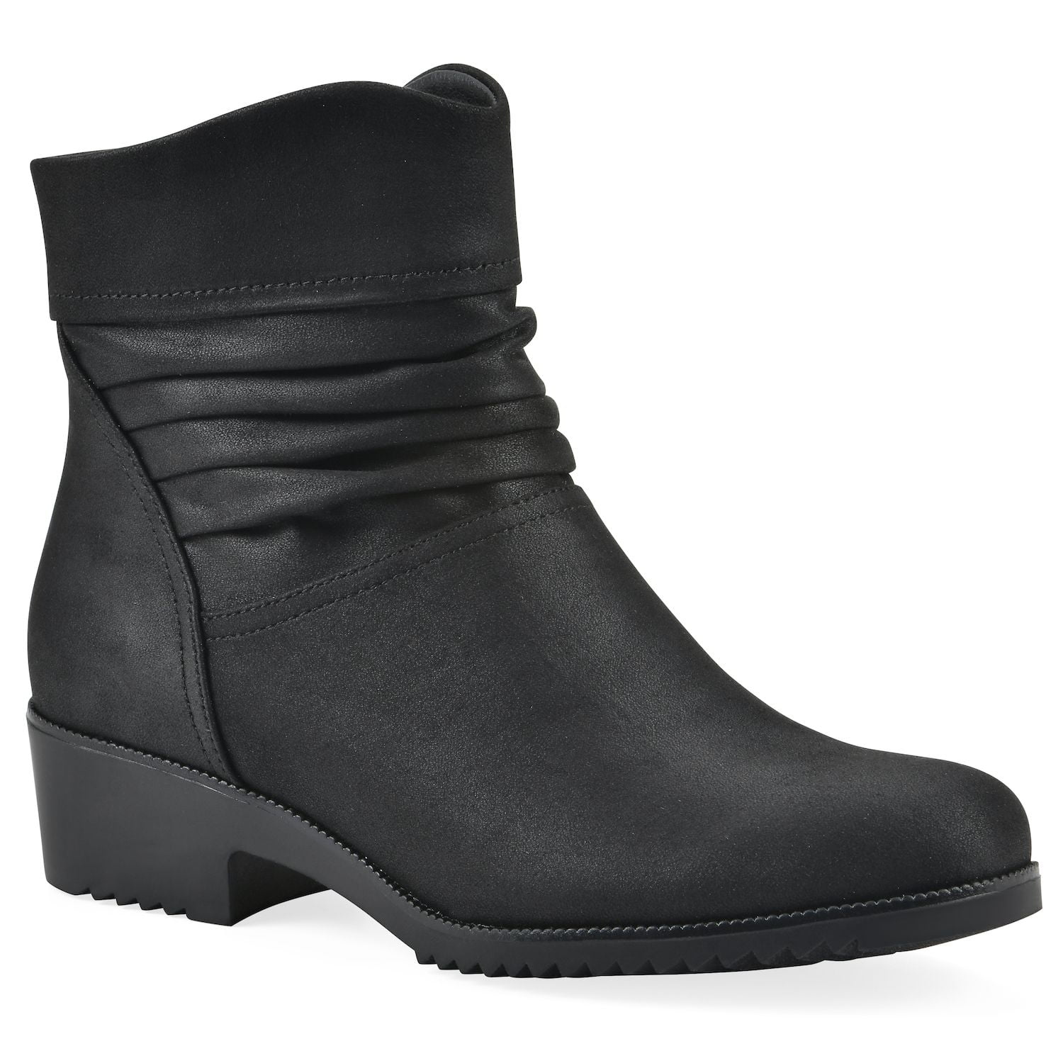 Cliffs by White Mountain Durbon Women's Ankle Boots Color: Black Fabric ...