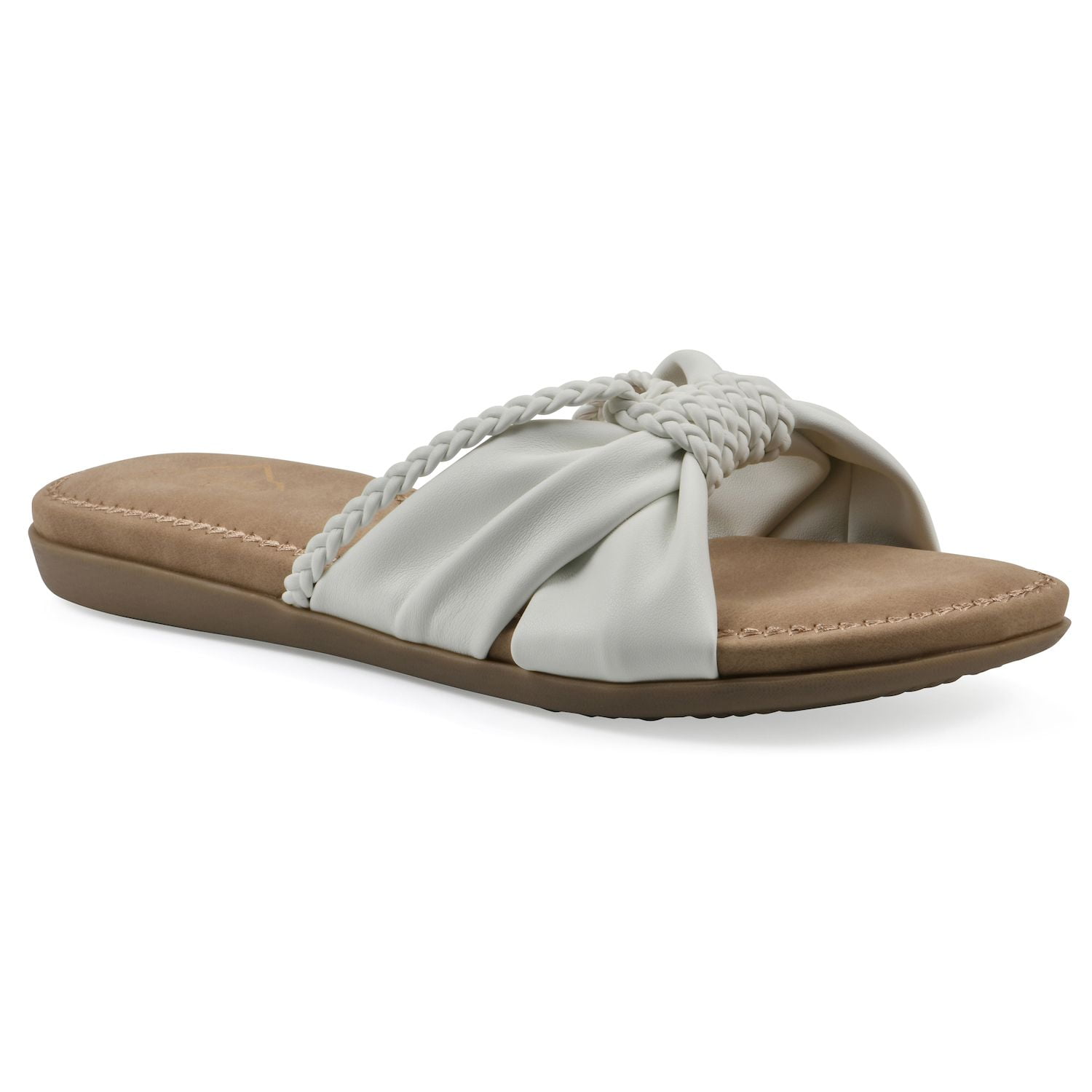 Cliffs by White Mountain Fasha Women's Slide Sandals Color: White ...