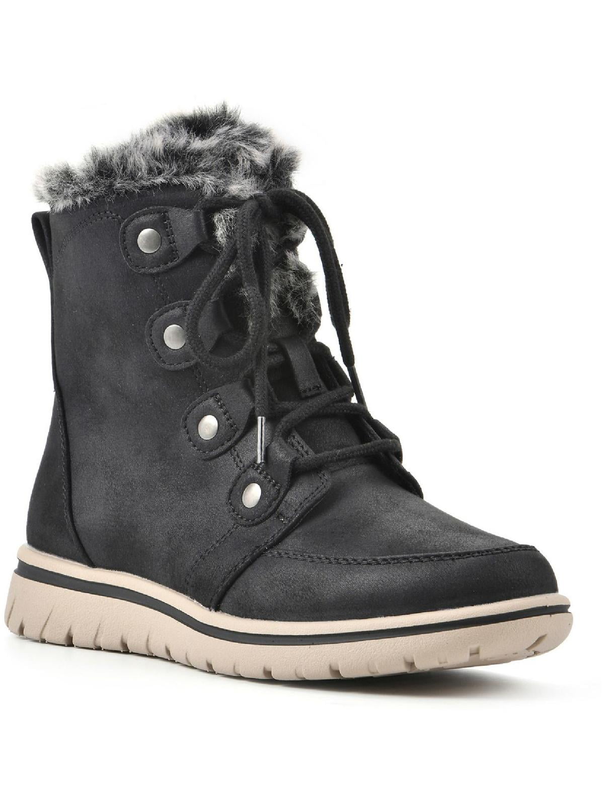 Cliffs by White Mountain Womens Holly Faux Leather Ankle Ankle Boots ...