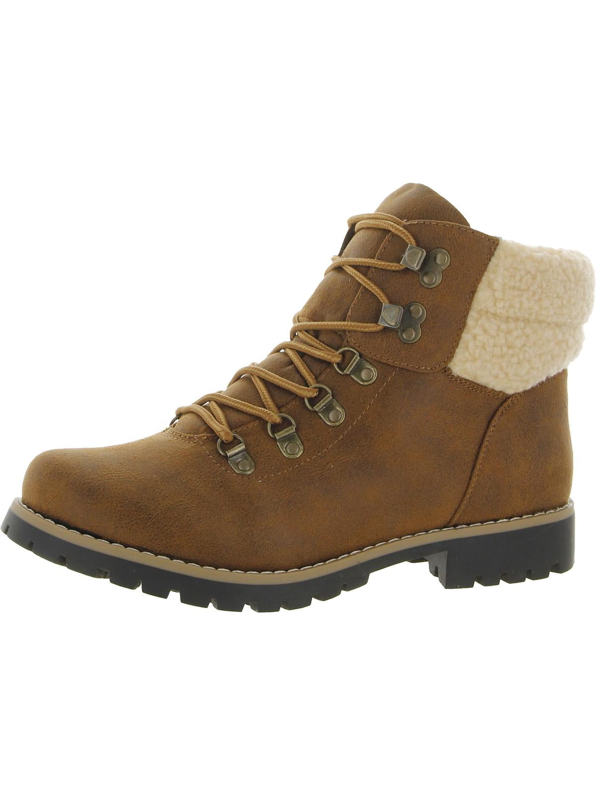 Cliffs by White Mountain Womens Pathfield Faux Suede Lace-Up Ankle ...