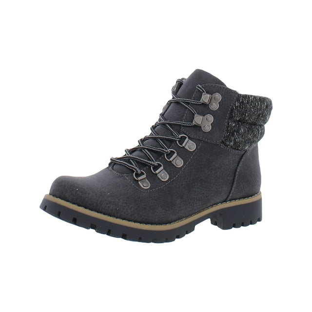 Cliffs by White Mountain Womens Pathfield Leather Lace-Up Ankle Boots ...