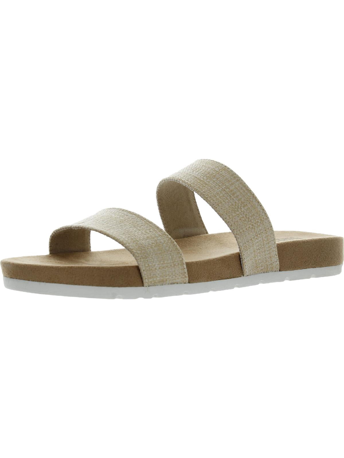 Cliffs by White Mountain Womens Tahlie Faux Leather Snake Slide Sandals ...