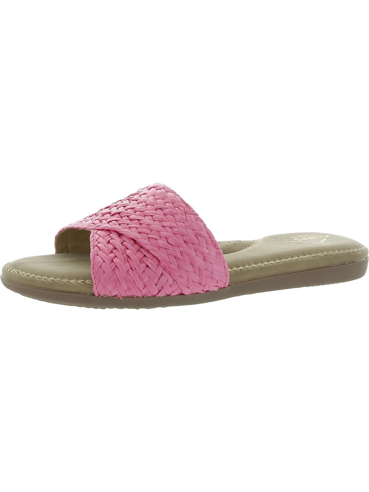 Cliffs by White Mountain Womens Woven Slide Sandals - Walmart.com