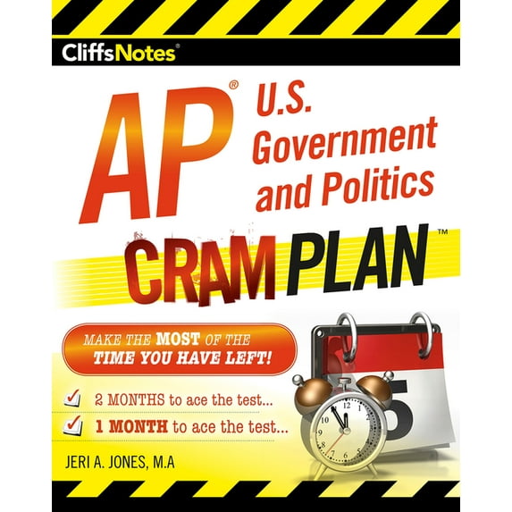 CliffsNotes AP U.S. Government and Politics Cram Plan - Walmart.com