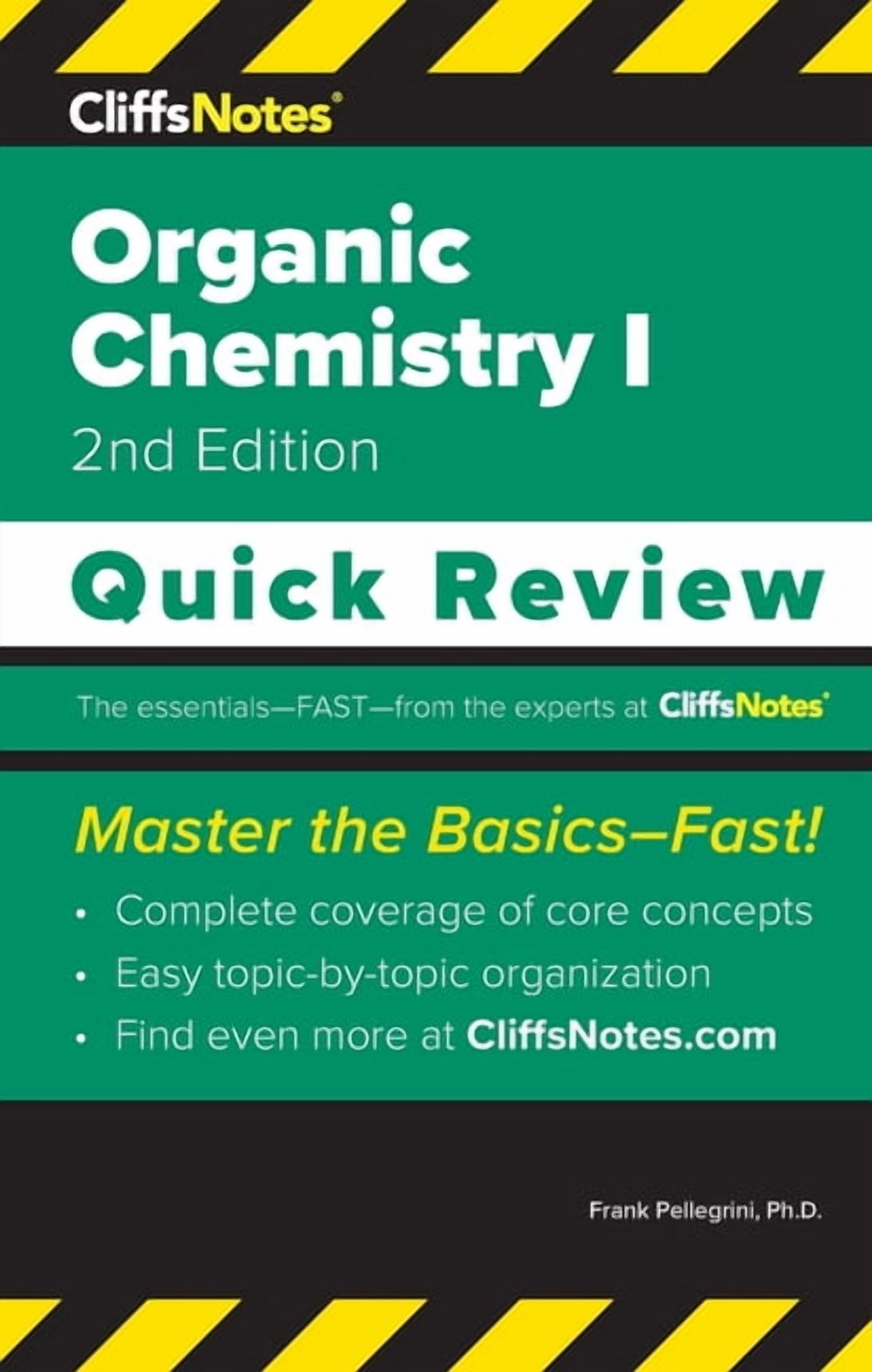 Quick Review CliffsNotes Organic Chemistry I: Quick Review, (Paperback ...