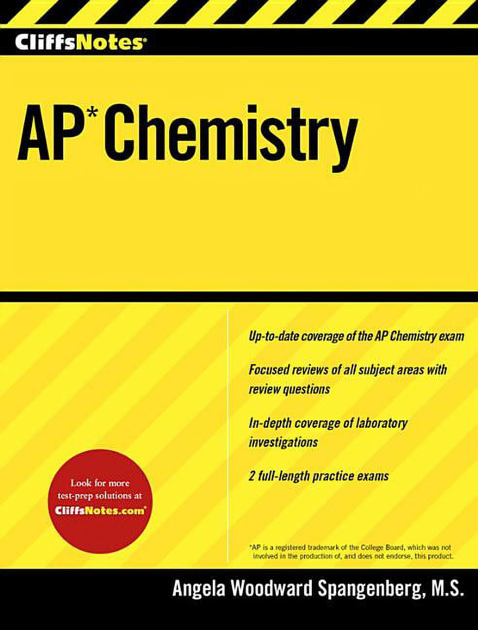 CliffsNotes (Paperback): Cliffsnotes AP Chemistry (Paperback) - Walmart.com