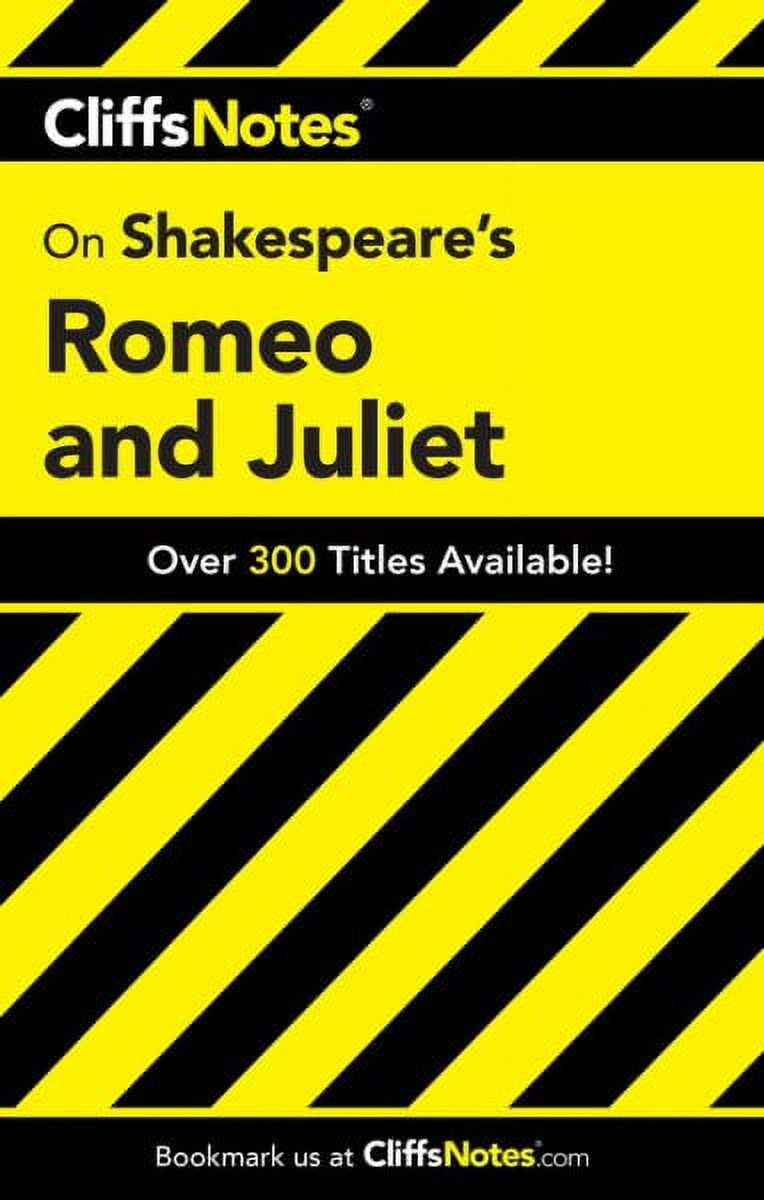 CliffsNotes on Shakespeare's Romeo and Juliet - Walmart.com