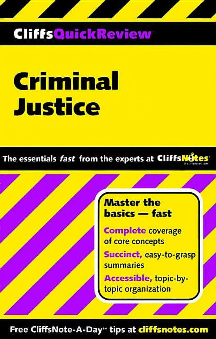 CliffsQuickReview Criminal Justice (Paperback) by Dennis Hoffman ...