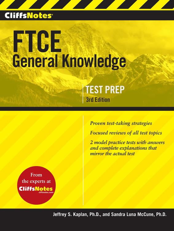 Cliffsnotes FTCE General Knowledge Test, 3rd Edition (Paperback ...