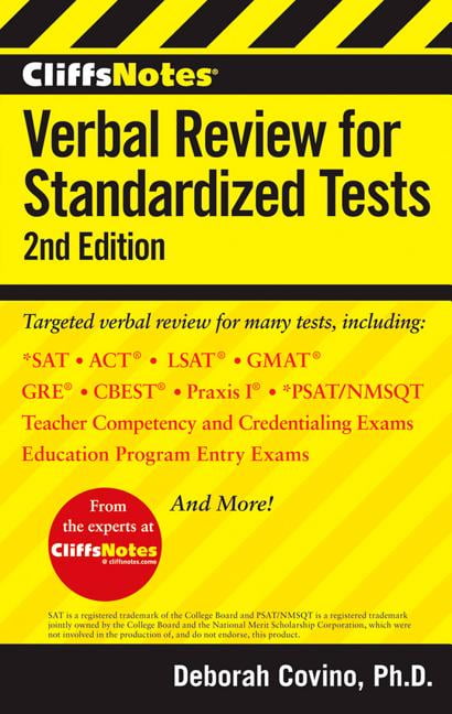 Cliffsnotes Verbal Review For Standardized Tests (Cliffsnotes Testprep ...