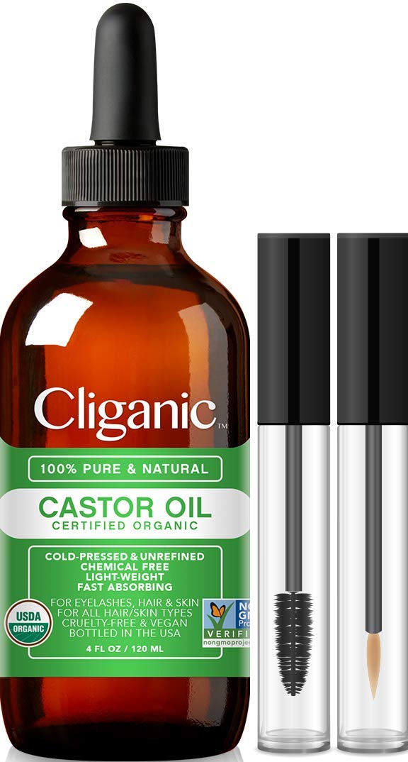 Castor Oil Stimulate Eyelash Enhancer And Beautiful Eyebrows Fuller