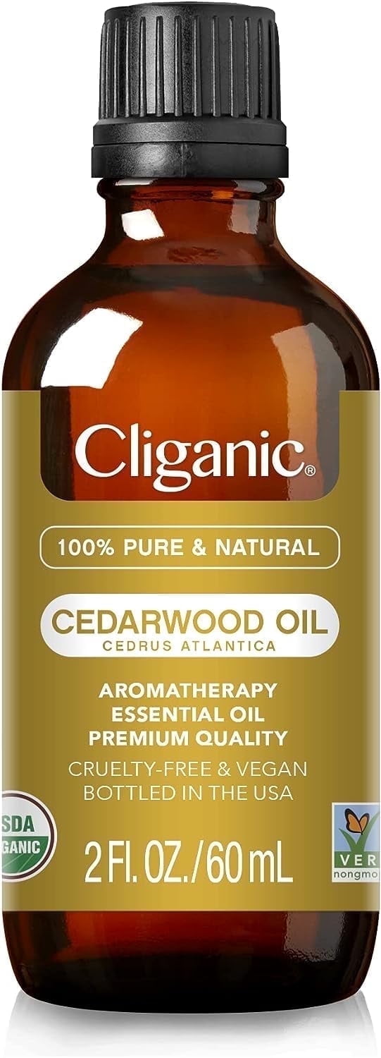 Cliganic Organic Cedarwood Essential Oil - 100% Pure Natural Undiluted ...