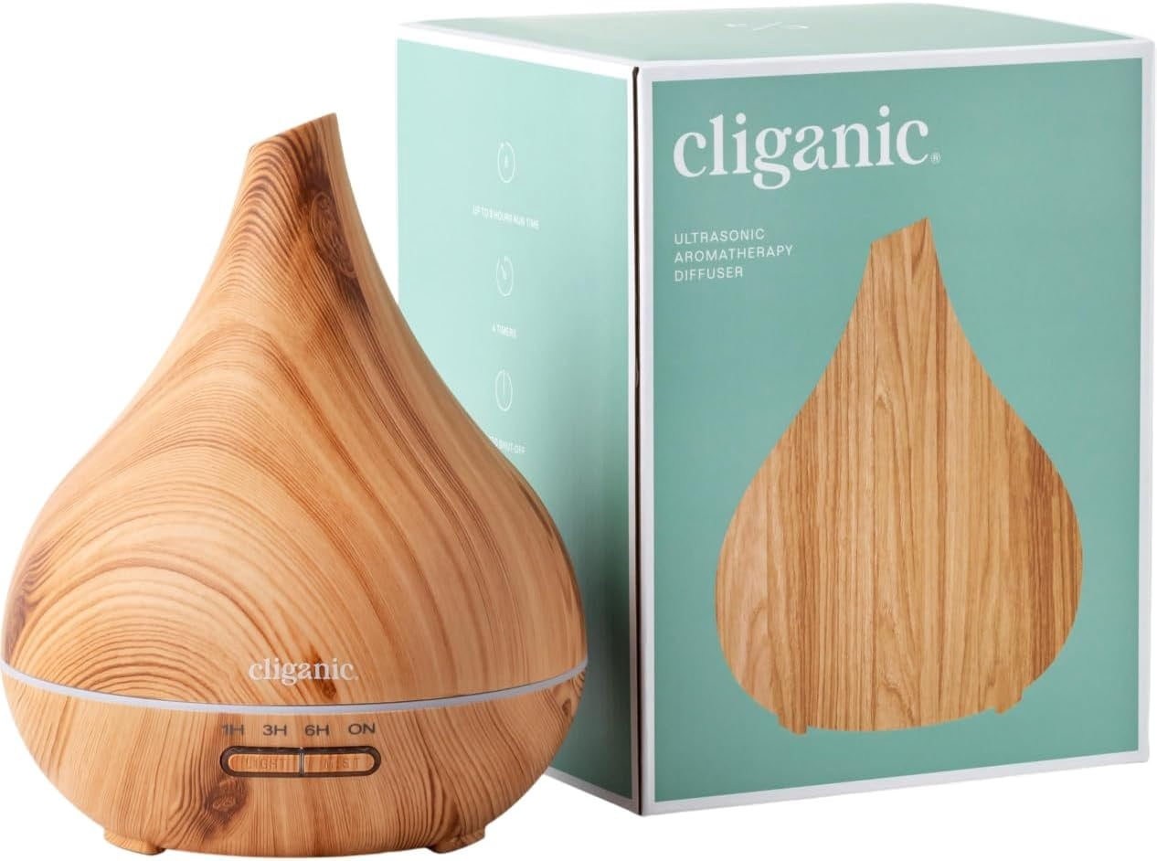 Cliganic Ultrasonic Aromatherapy Diffuser - for Essential Oils ...