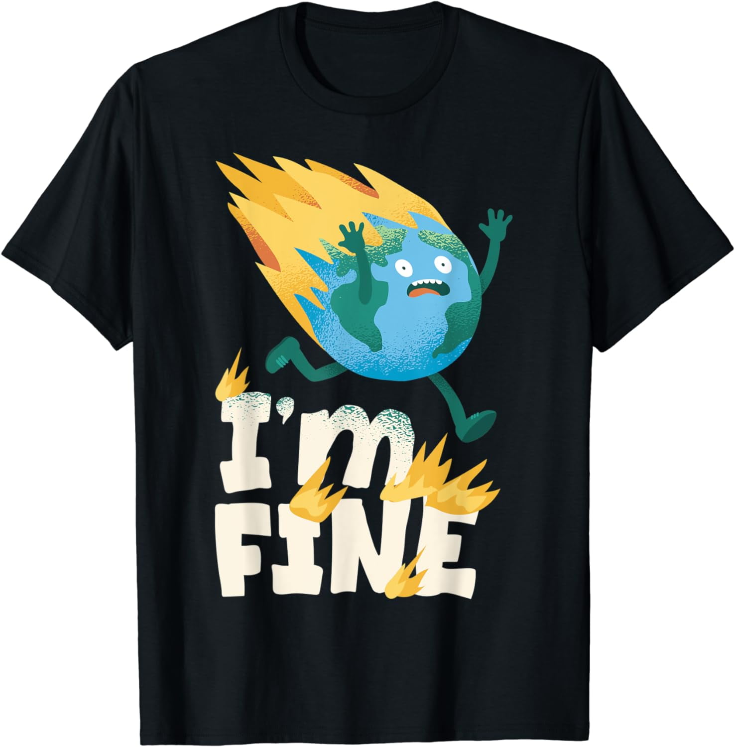 Climate Change Earth Day T-Shirt - Walmart.com