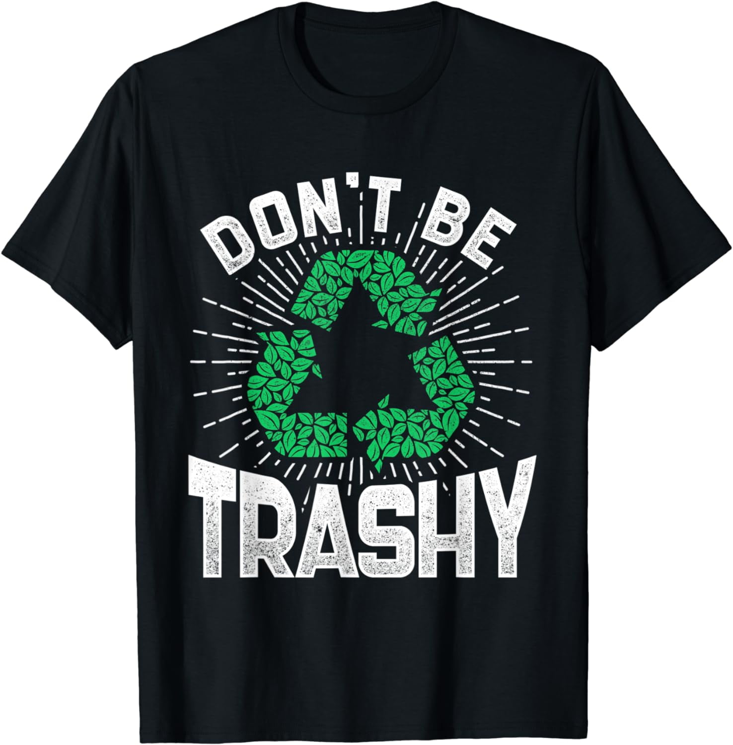 Climate Change Recycling Zero Waste Management Go Green T-Shirt ...
