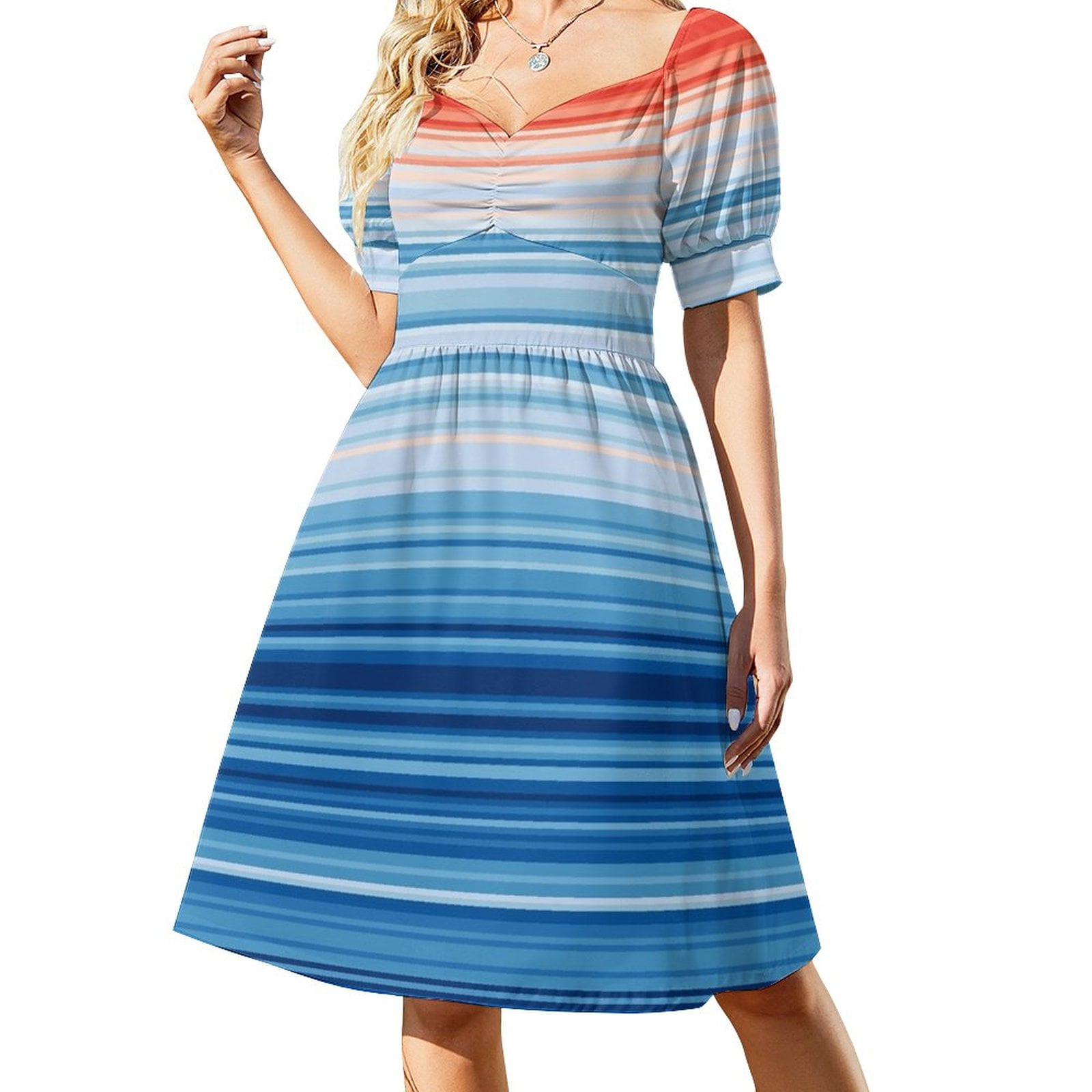 Climate Change Stripes Dress summer outfits for women 2024 dress party ...