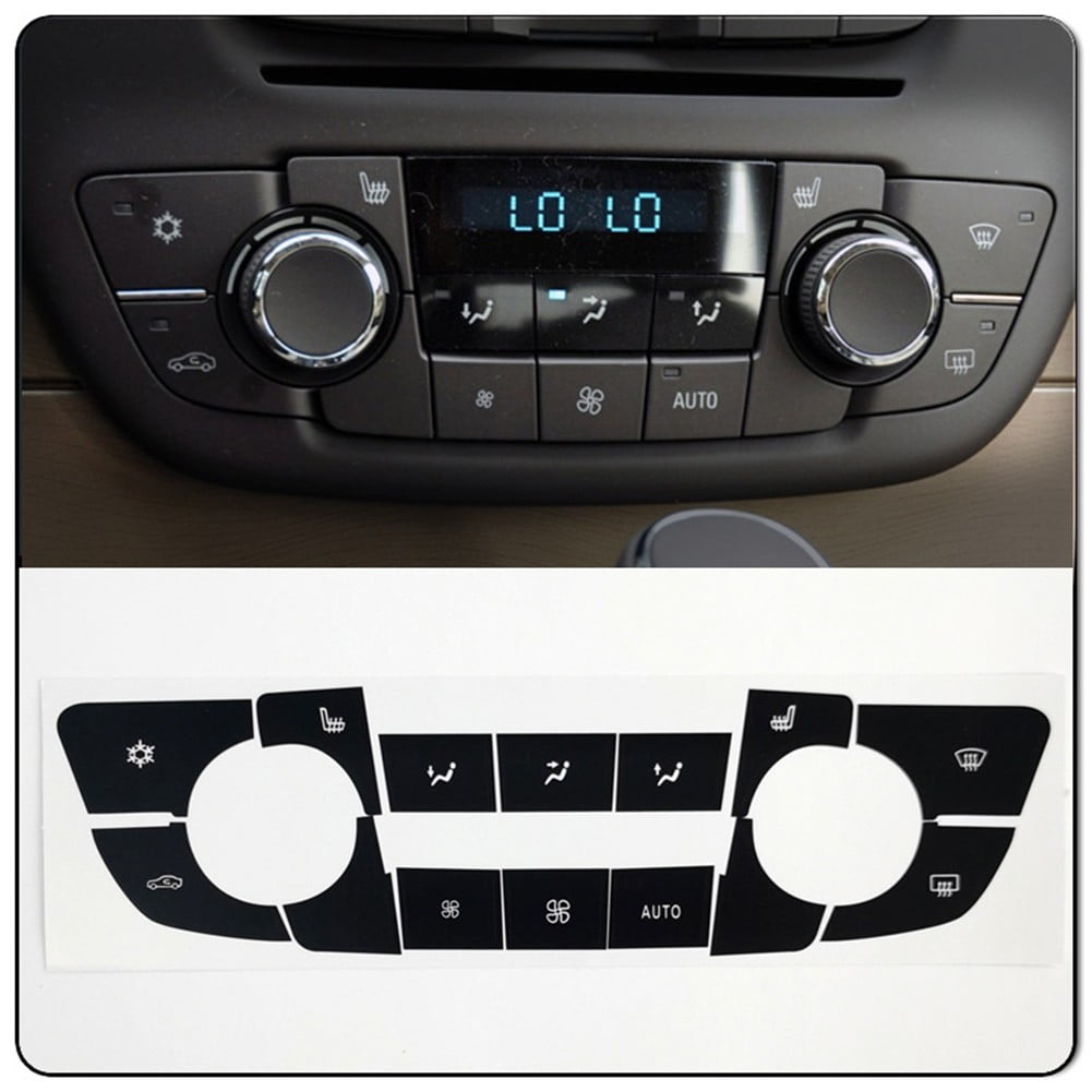 Climate Control Air Conditioning Button Repair Decal Sticker For Buick ...
