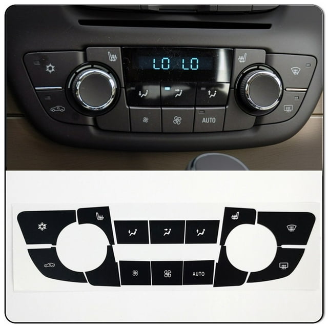 Climate Control Air Conditioning Button Repair Decal Sticker For Buick ...