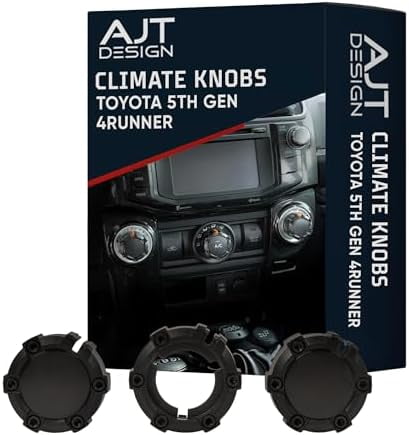 Climate Control Knobs for Toyota 4Runner 5th Gen (2010-2024) | Set of 3 ...