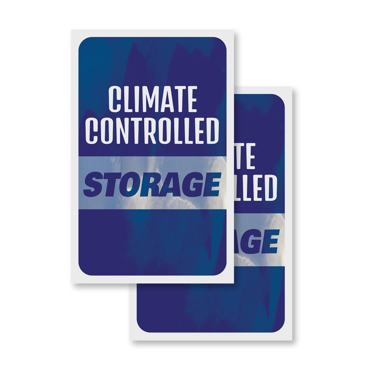 Climate Controlled Storage (2-PACK) 24" x 36" Vinyl Decals | Sign ...