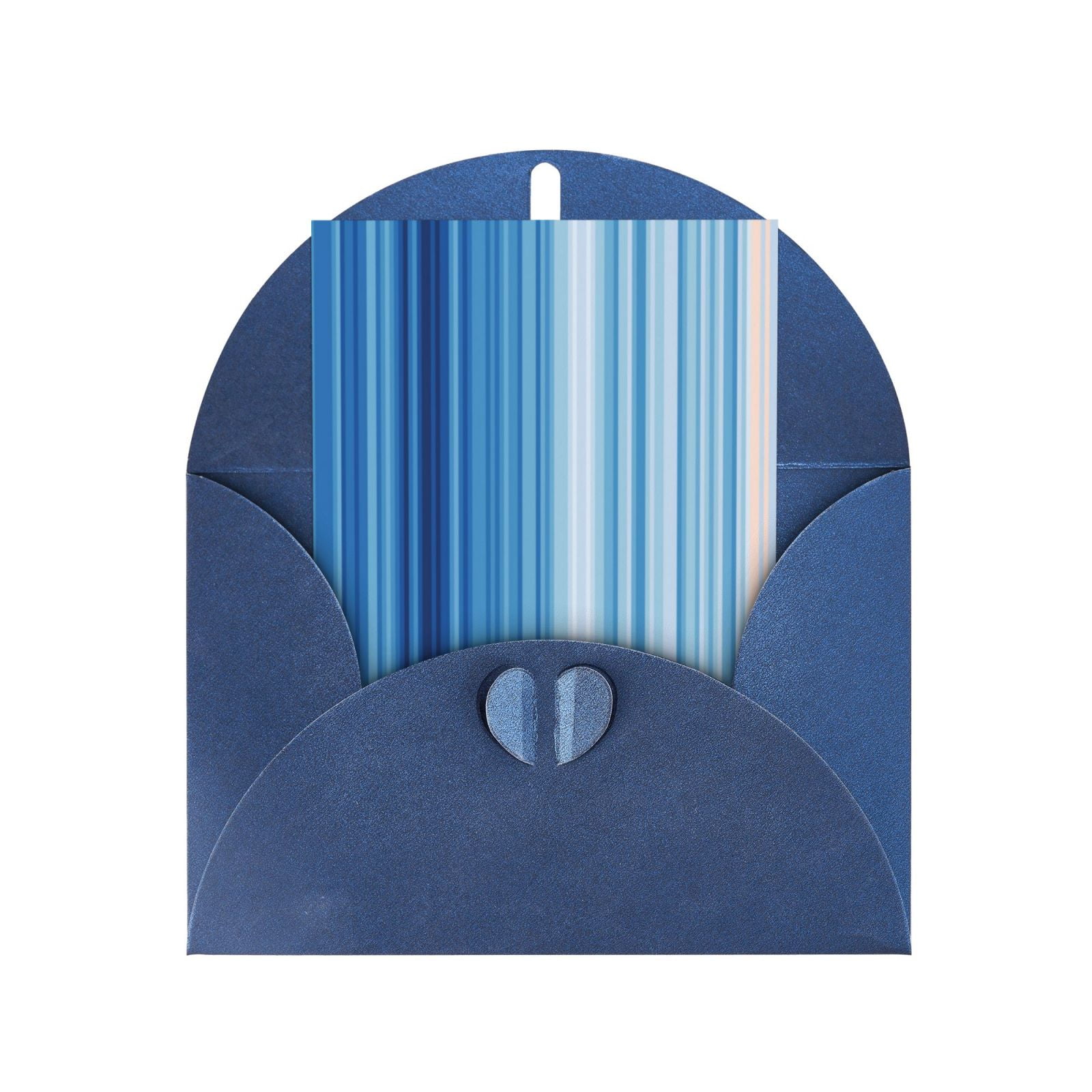 Climate Stripes Birthday Cards Blank Cards Greeting Card With Envelopes ...