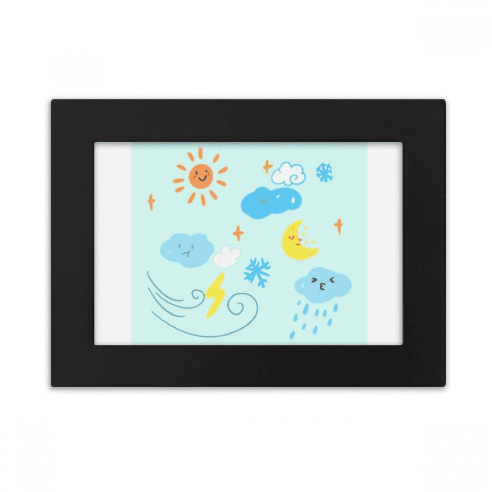 Climate Weather Expression Desktop Photo Frame Ornaments Picture Art ...