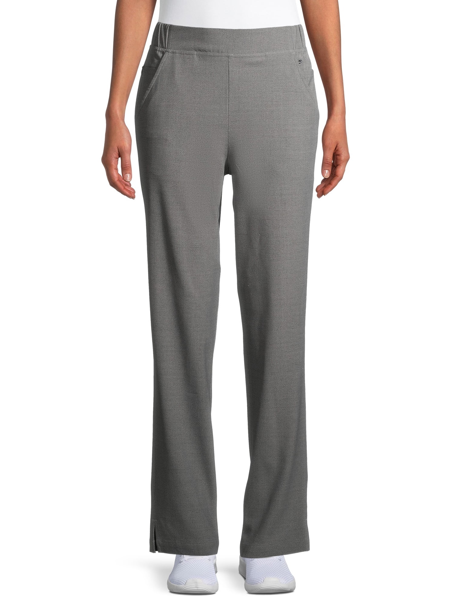 ClimateRight by Cuddl Duds Modern Fit Straight-Leg Flat Front Scrub ...