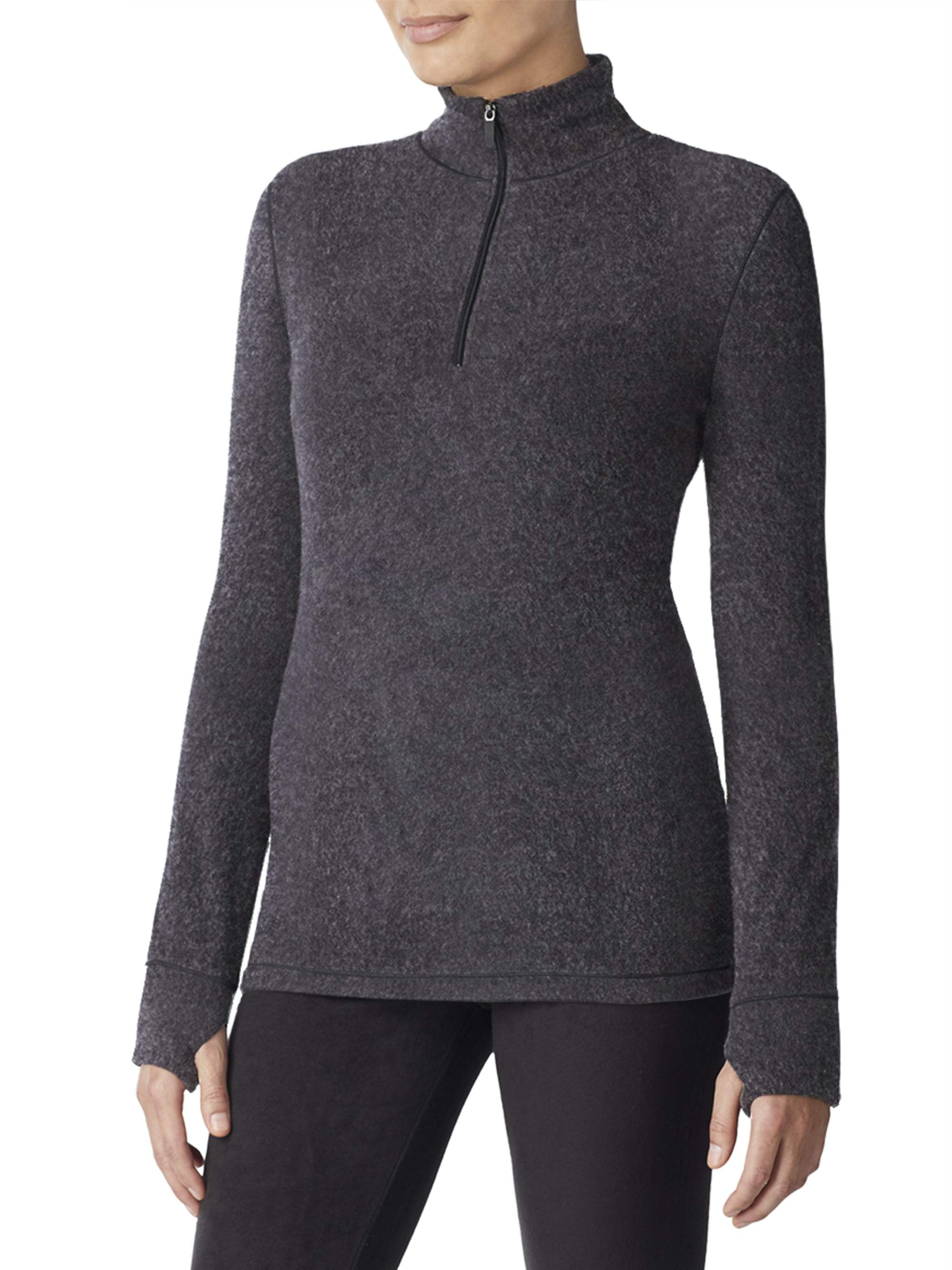 ClimateRight by Cuddl Duds Stretch Fleece Women's Long Sleeve Mock with ...