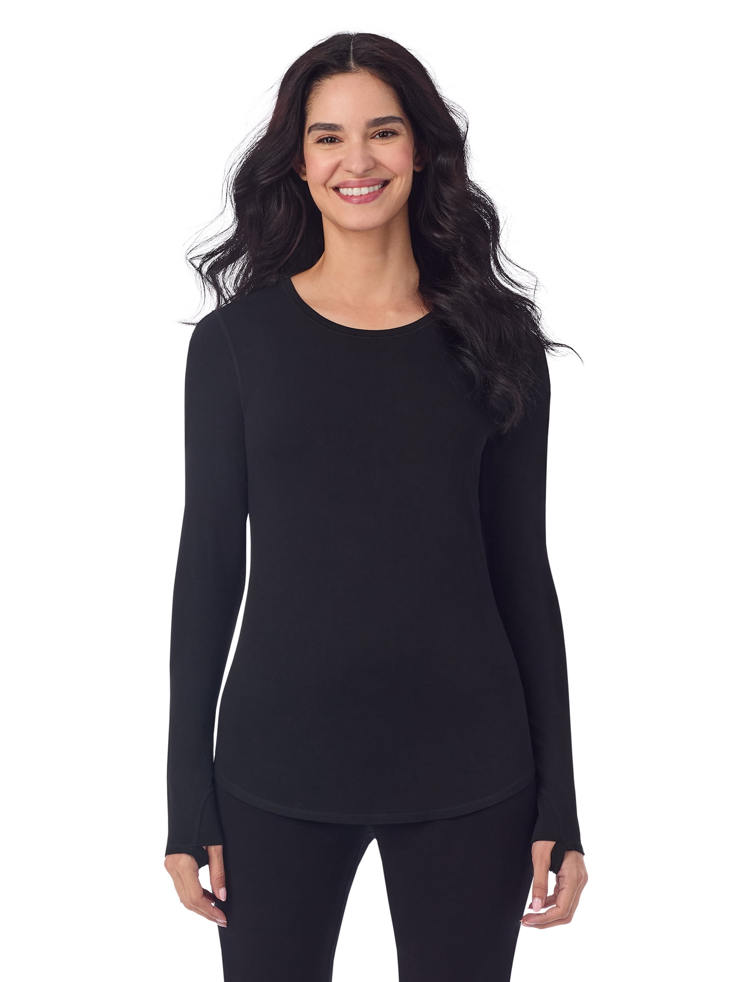 ClimateRight by Cuddl Duds Women’s Essential Base Layer Livaeco Jersey ...