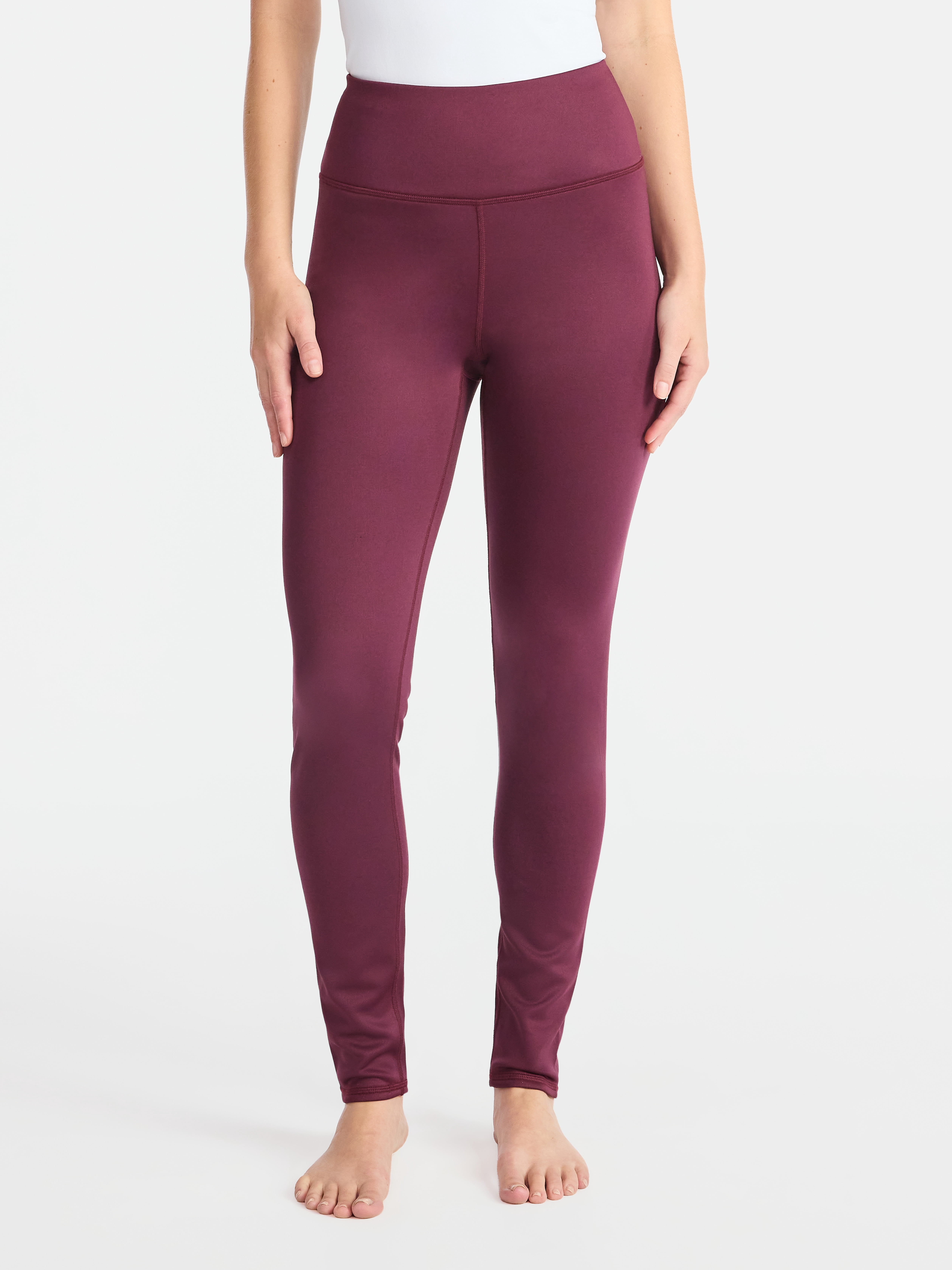 ClimateRight by Cuddl Duds Women's Thermal Guard Base Layer Leggings ...